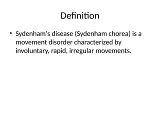 Sydenhams_Disease_Presentation_With_Diagrams-1.pptx