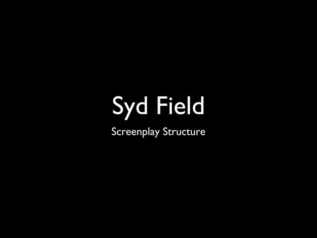 Syd field screen writing paradigm | PPT