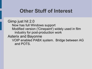 Sydgraph presentation 2004 | PDF