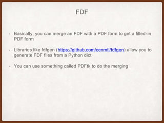 PDF Forms | PPTX