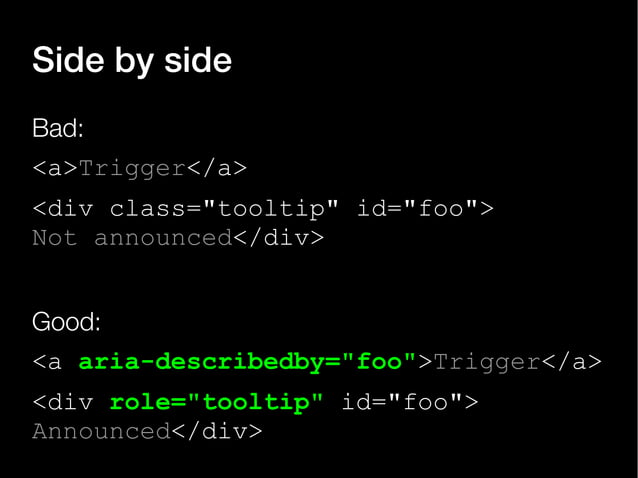 ARIA (SydJS lightning talk) | ODP