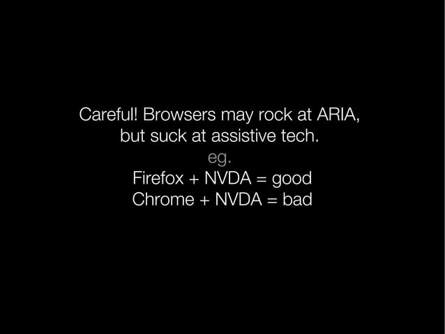 ARIA (SydJS lightning talk) | ODP