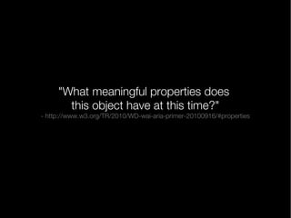 ARIA (SydJS lightning talk) | ODP