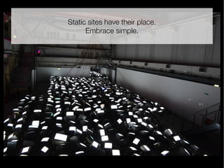 Sydjs: static site generators | PPT