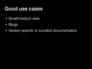 Sydjs: static site generators | ODP | Web Development | Internet