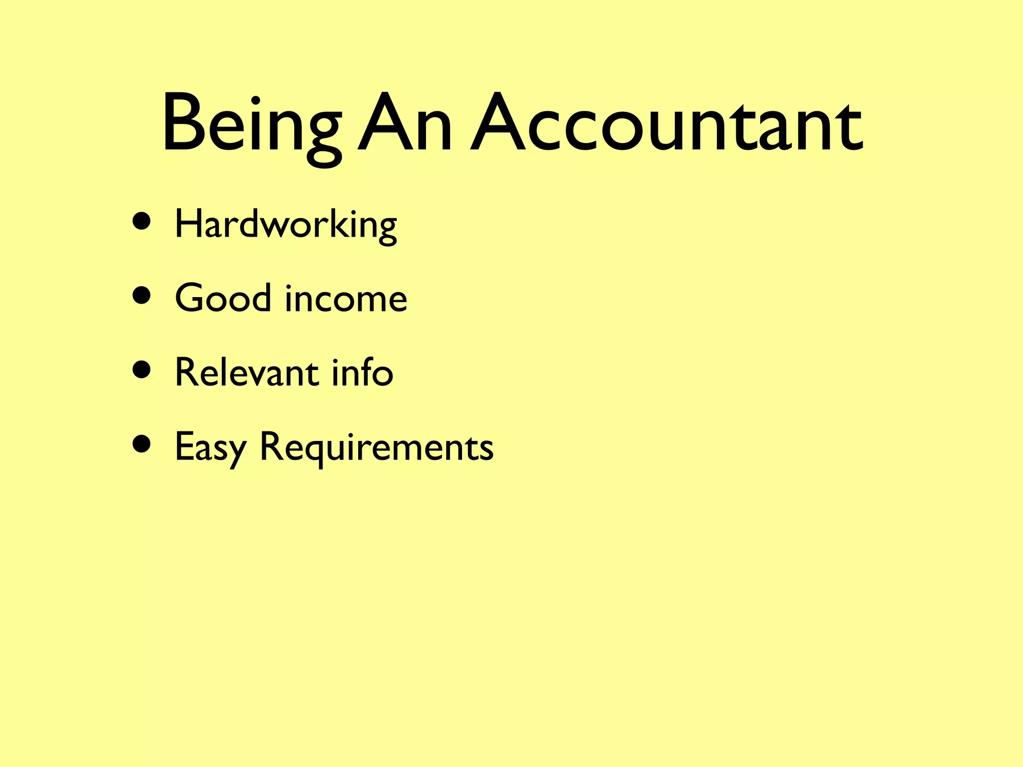 Sydney Accountant Presentation | PPT