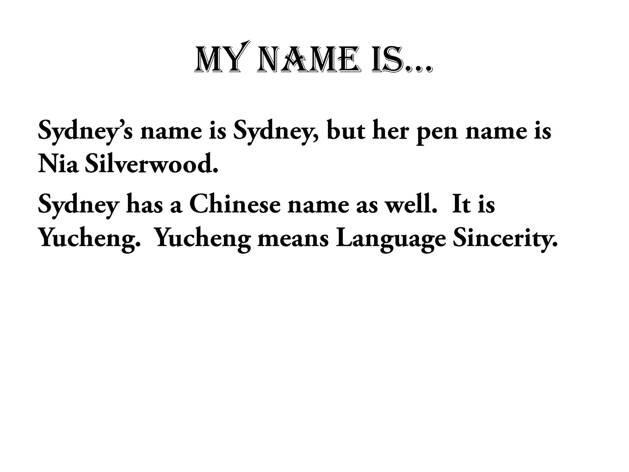 Sydney combs | PPT