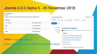 Joomla 2019 Roadmap, Joomla 4 & Beyond by Robert Fairhead | PPT | Free Download