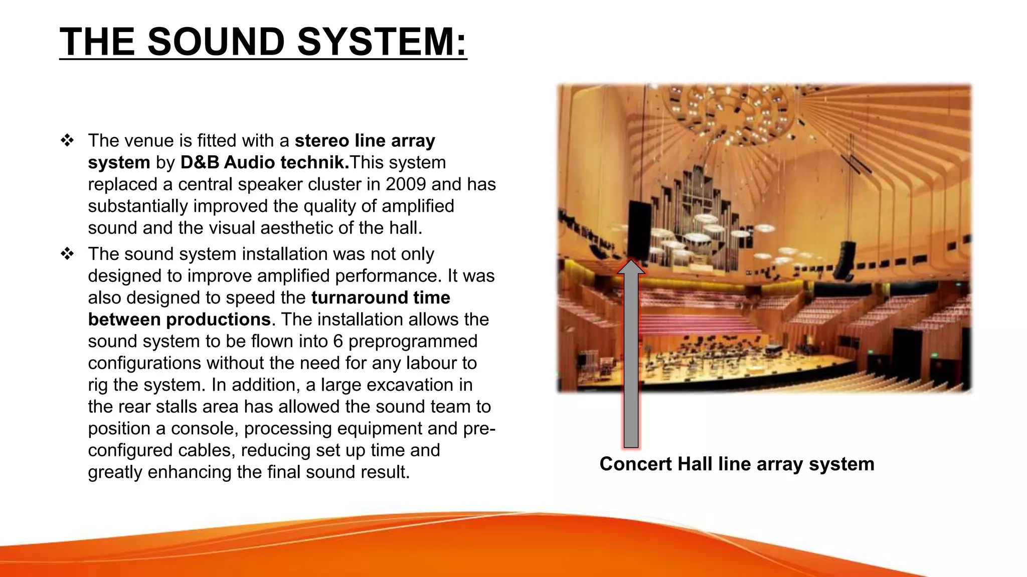Sydney opera house acoustical features | PPTX
