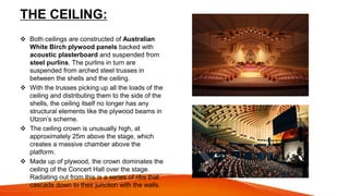 Sydney opera house acoustical features | PPTX