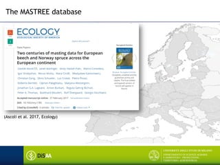 Understanding and modeling masting in European tree species | PDF ...