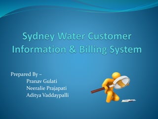 Sydney water customer information & billing system | PPT