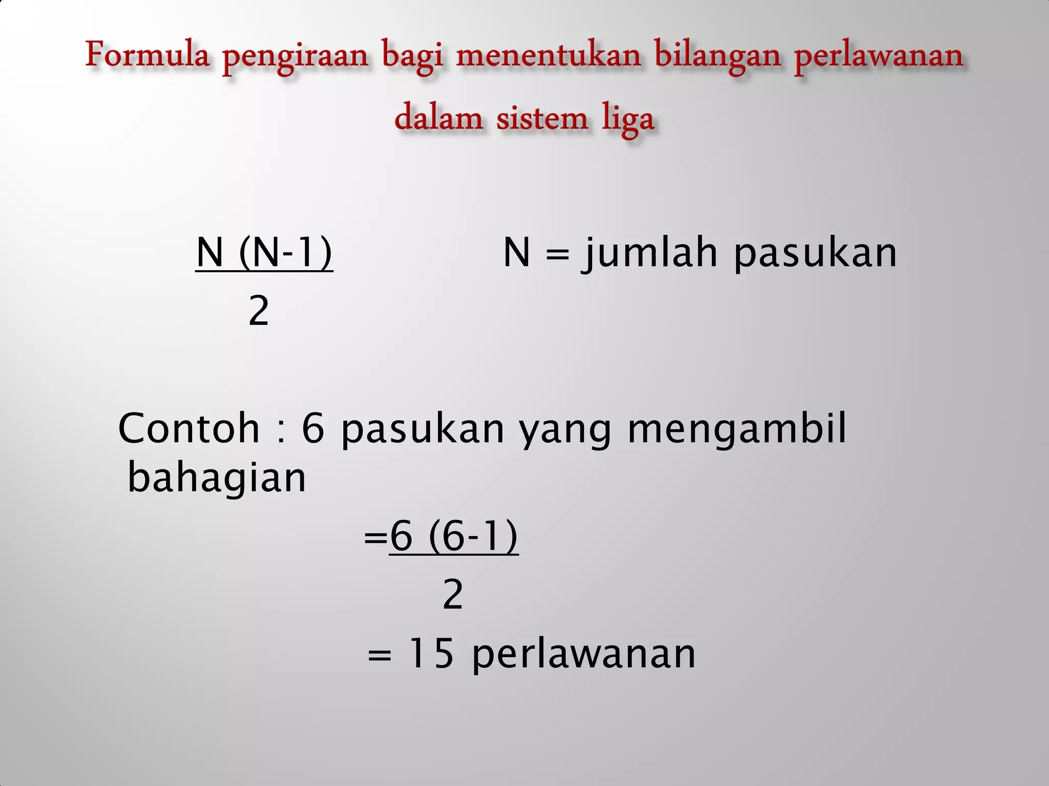 sistem pertandingan liga | PDF