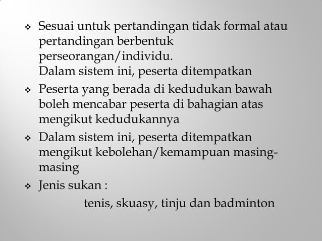 sistem pertandingan liga | PDF