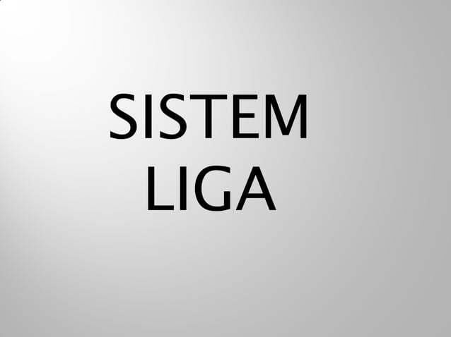 sistem pertandingan liga | PDF