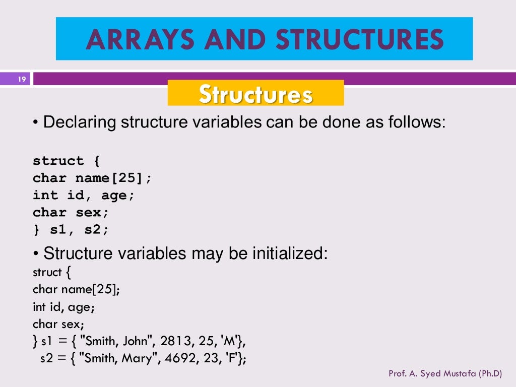 Data Structure with C -Part-2 ADT,Array, Strucure and Union