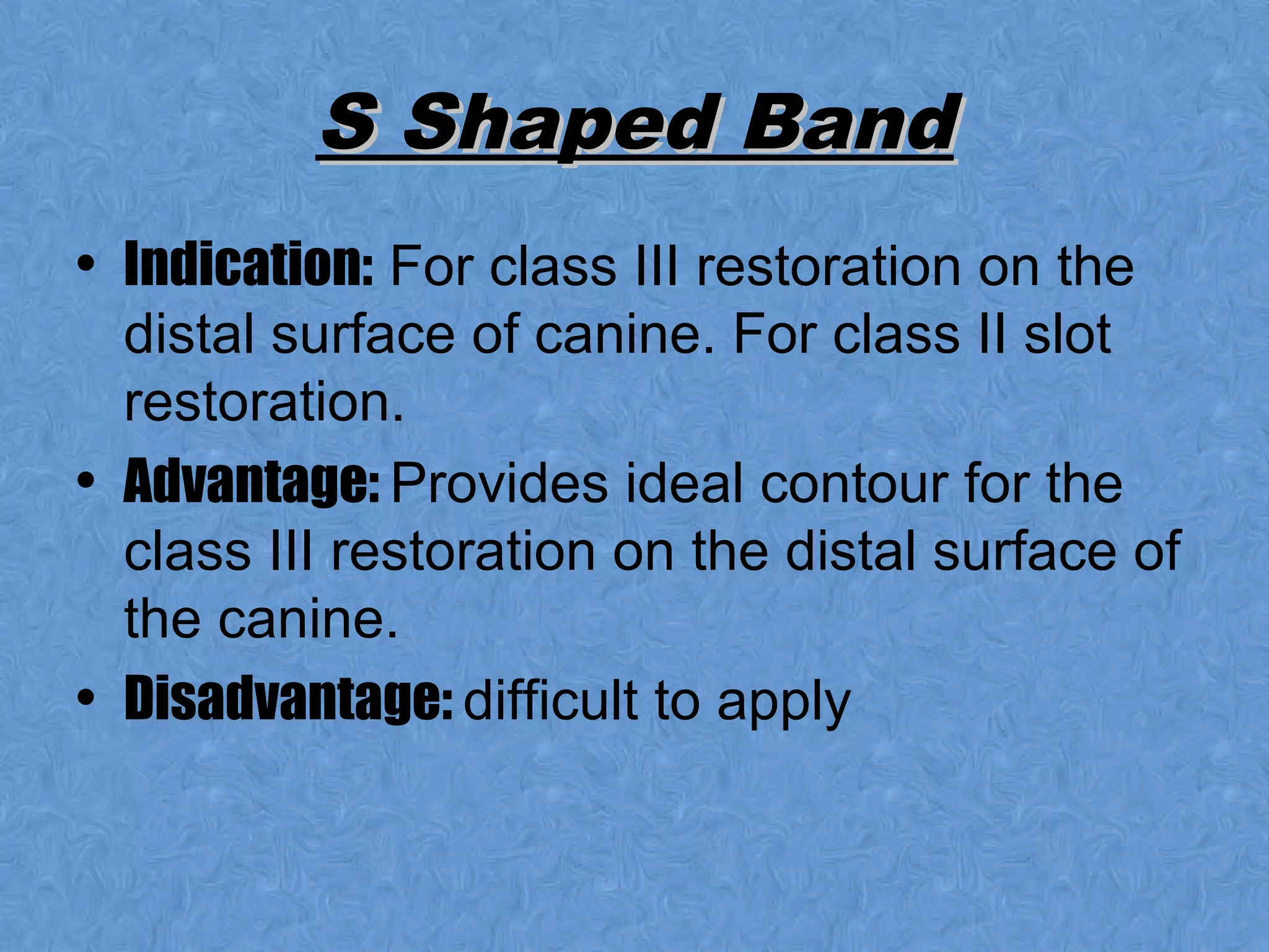 Types Of Matrix Retainer & Parts Of Retainer | PPT