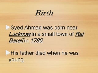 Syed Ahmad Shaheed Braelvi.ppt