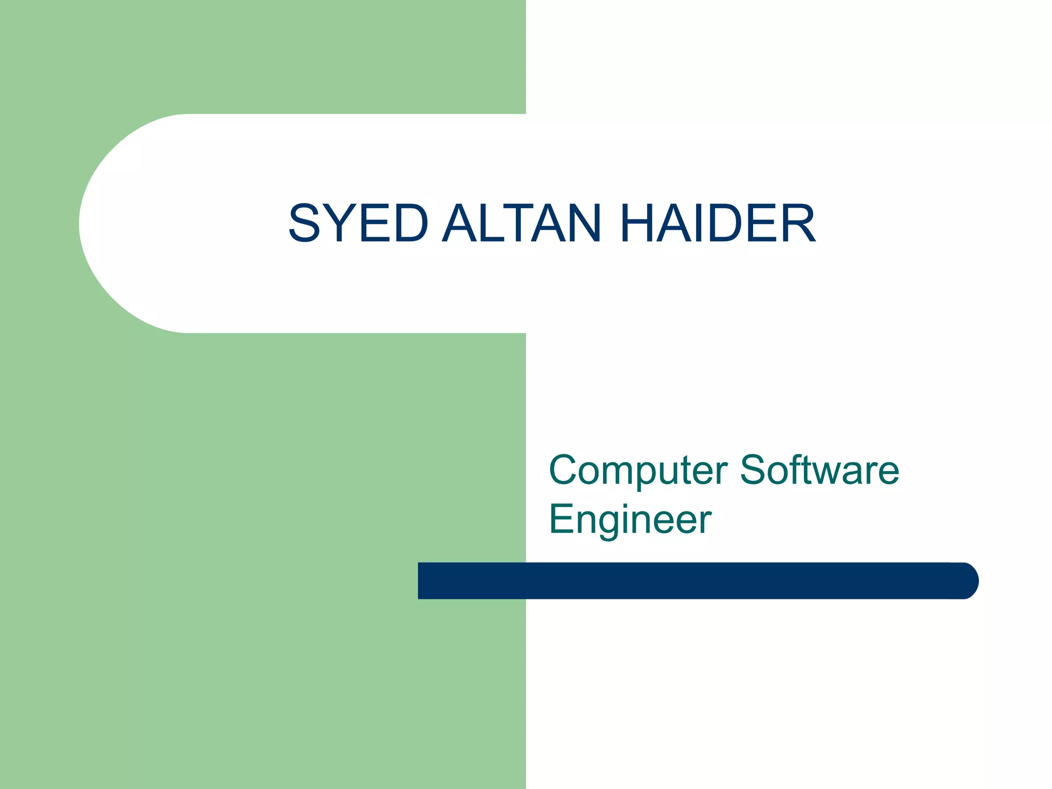 IT by Syed altan haider | PPT | Free Download