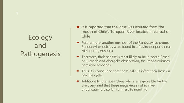 Pandoraviruse Salinus | PPTX