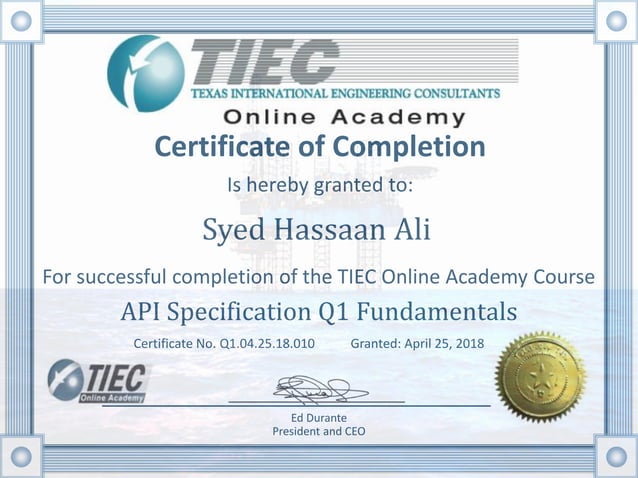 API SPECIFICATIONS Q1 FUNDAMENTALS | PDF