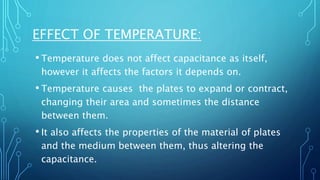 Basics of Capacitors | PPTX