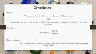 Basics of Capacitors | PPTX
