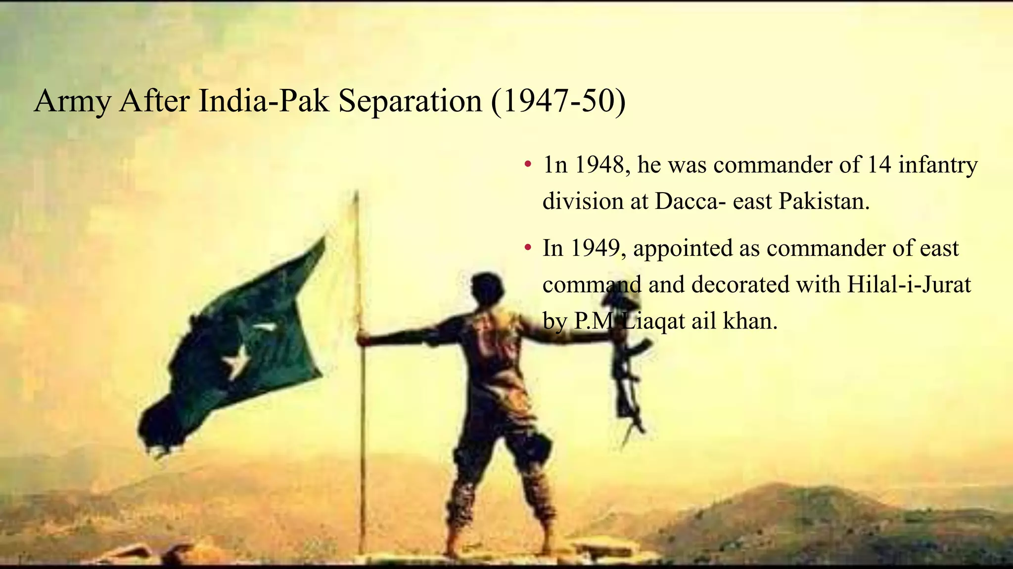 president muhammad ayoub khan | PPTX