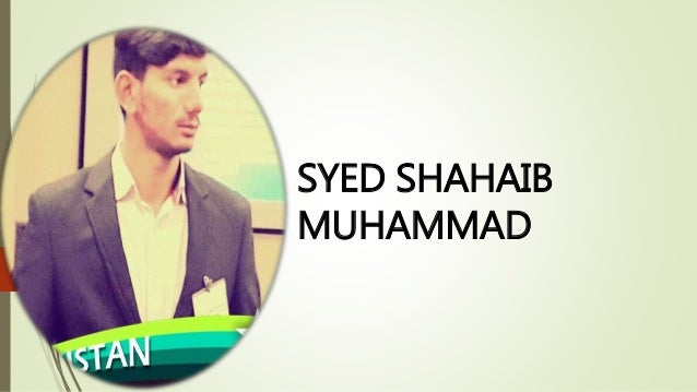 Syed shahaib muhammad