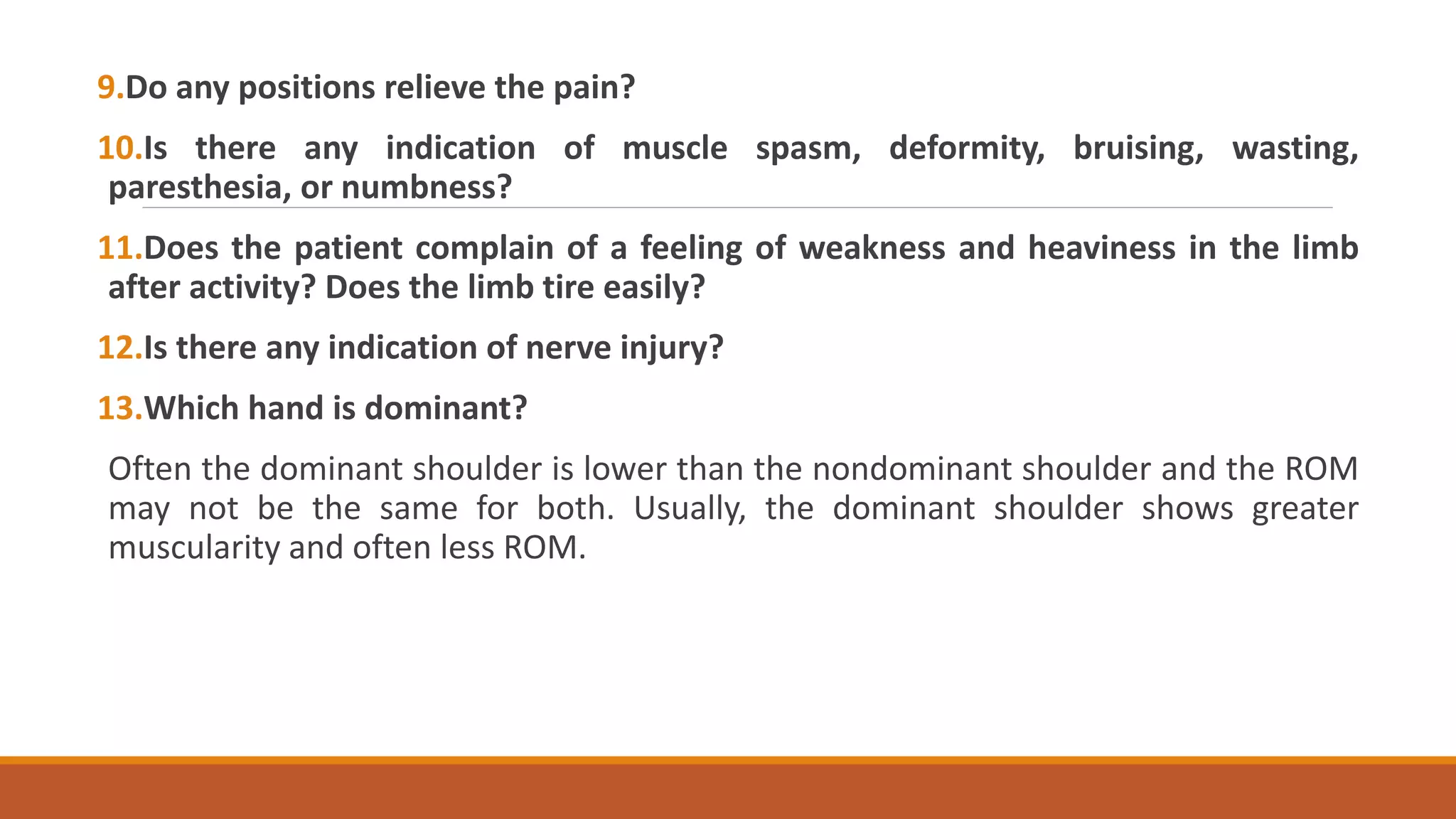 shoulder assessment (full) | PPTX