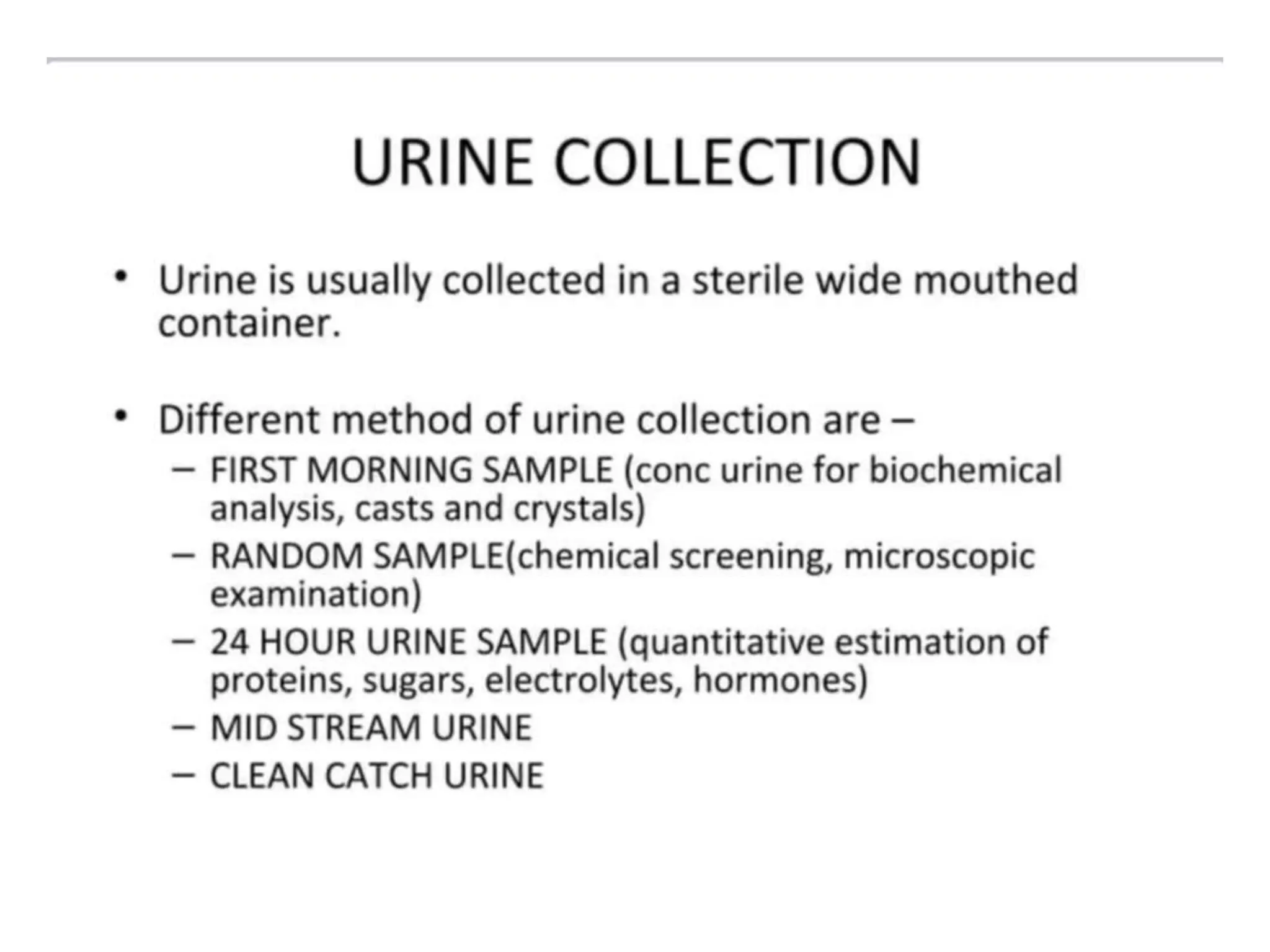 Department of Biochemistry ppt for urine composition | PPT