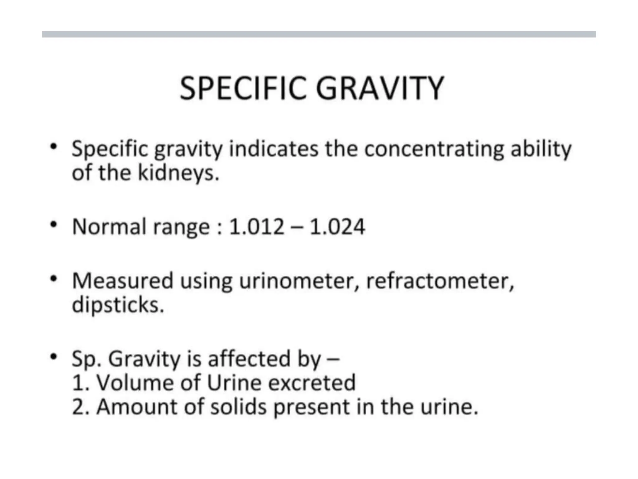Department of Biochemistry ppt for urine composition | PPT