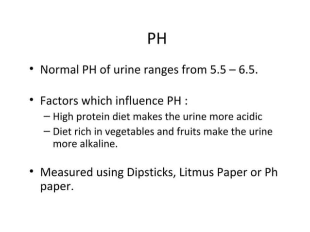 Department of Biochemistry ppt for urine composition | PPT