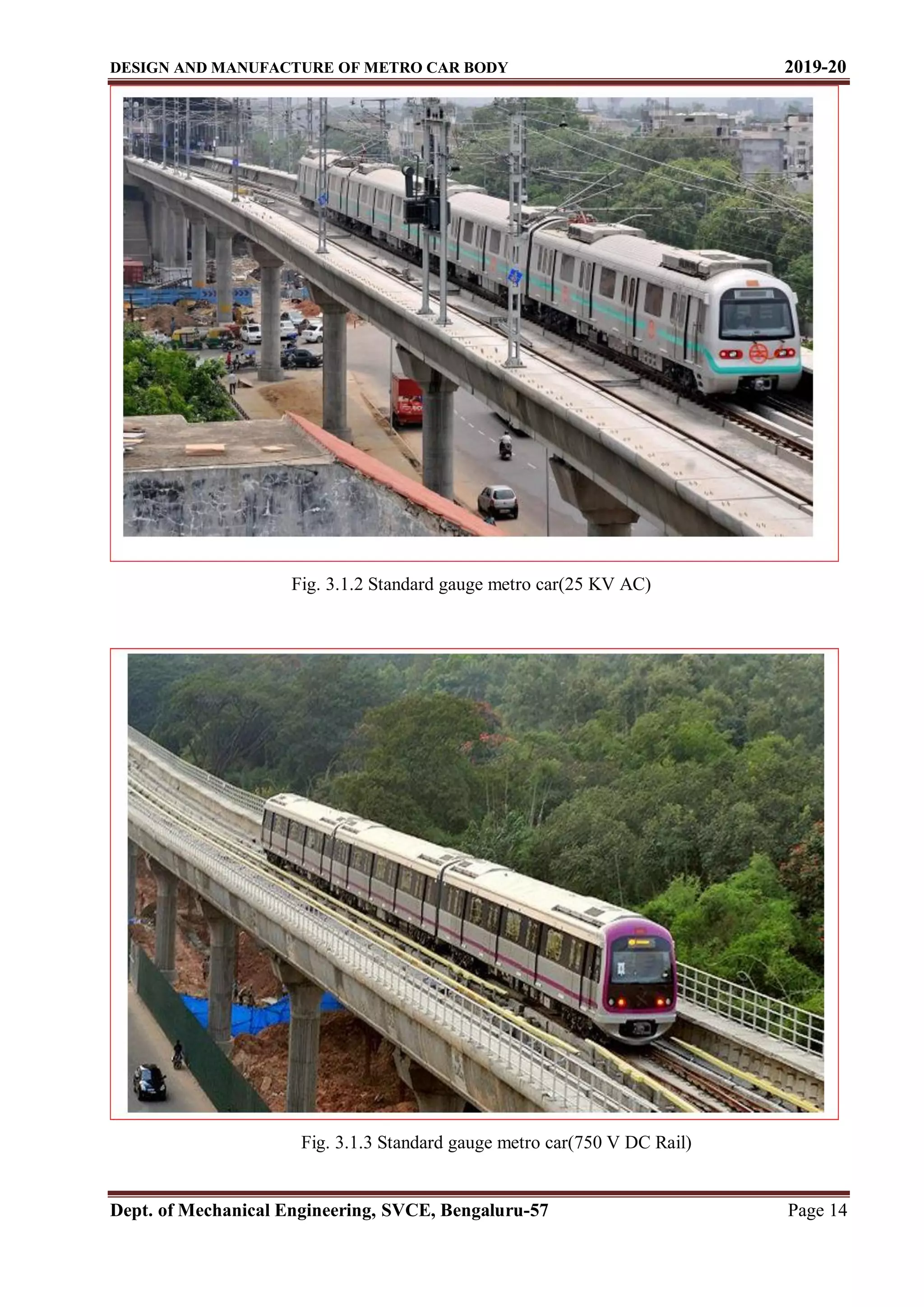 DESIGN AND MANUFATURE OF METRO CAR BODY | PDF
