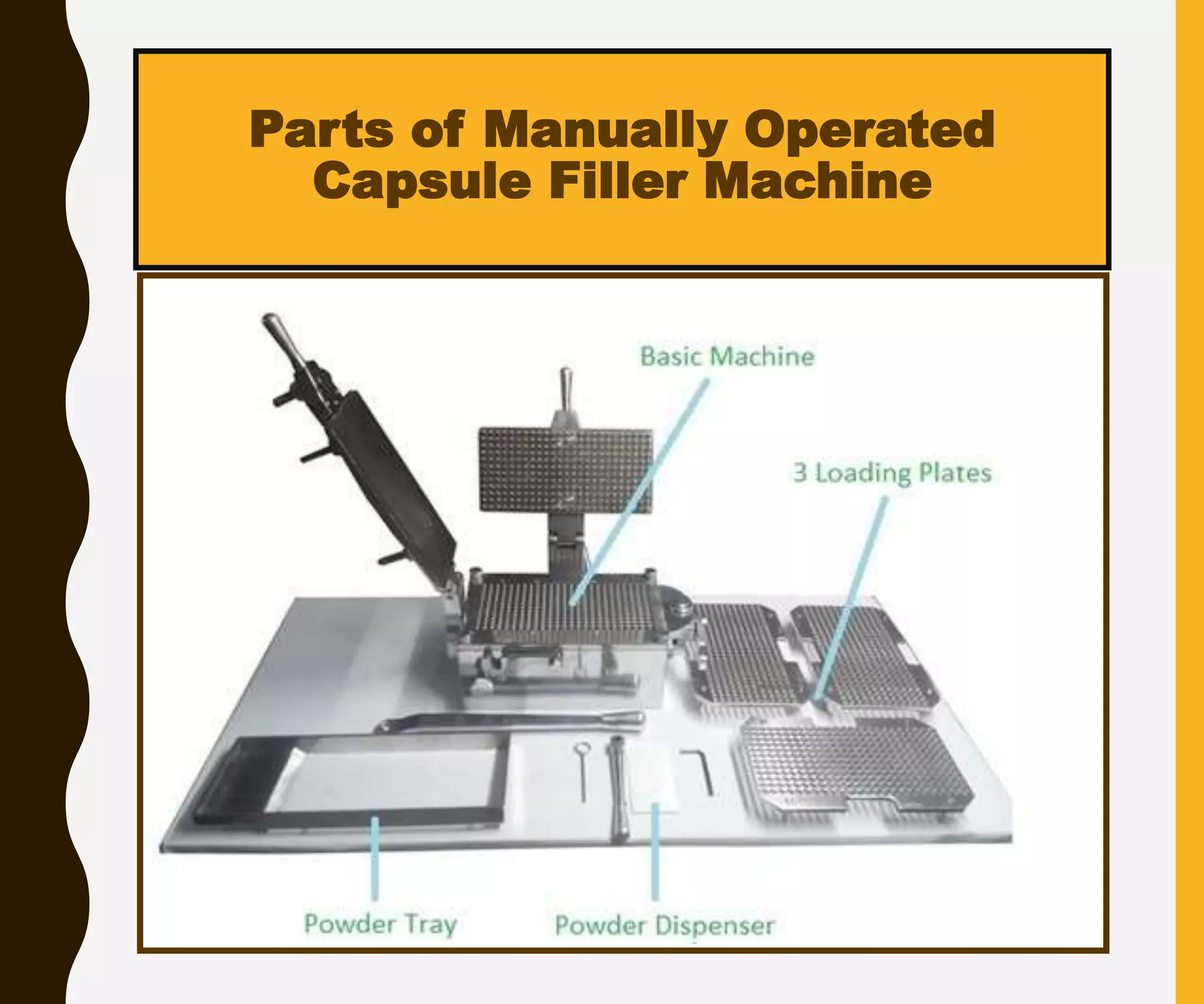 Filling of Hard Gelatin Capsule By Manually Operated Capsule Filler ...