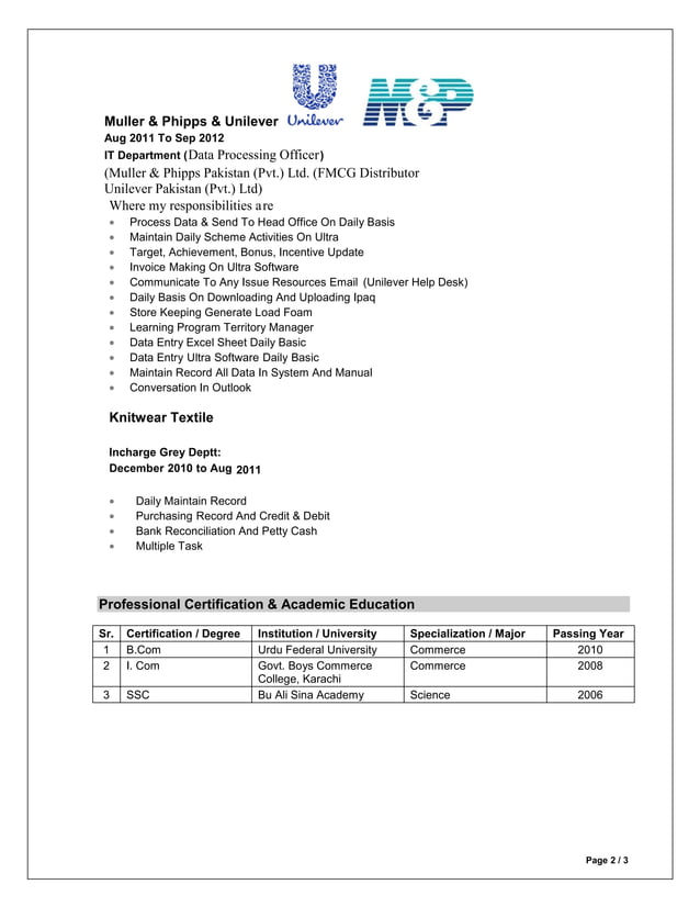 Syed zeeshan ahmed cv | PDF