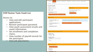SYEP Providers Overview | PPT