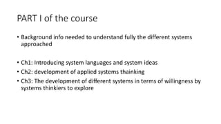 Syetematic thinking 1 system language | PPT