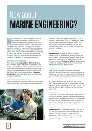 Sea Your Future - A Guide to Marine Careers | PDF