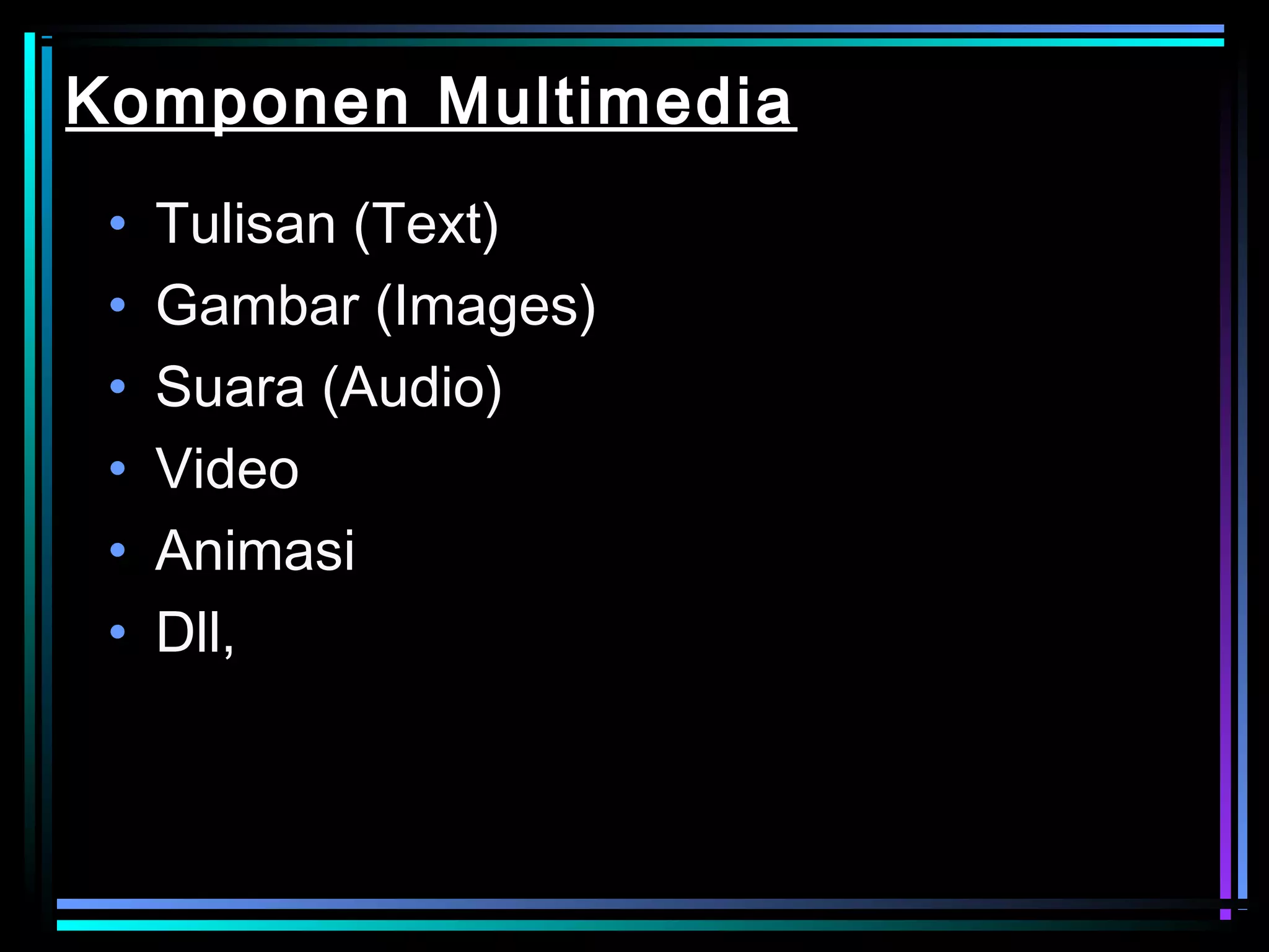 Pertemuan 1 Database Multimedia | PPT