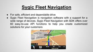 Sygic GPS apps | PPTX | Operating Systems | Computer Software and ...