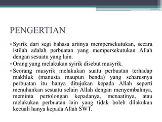 Syirik | PPTX