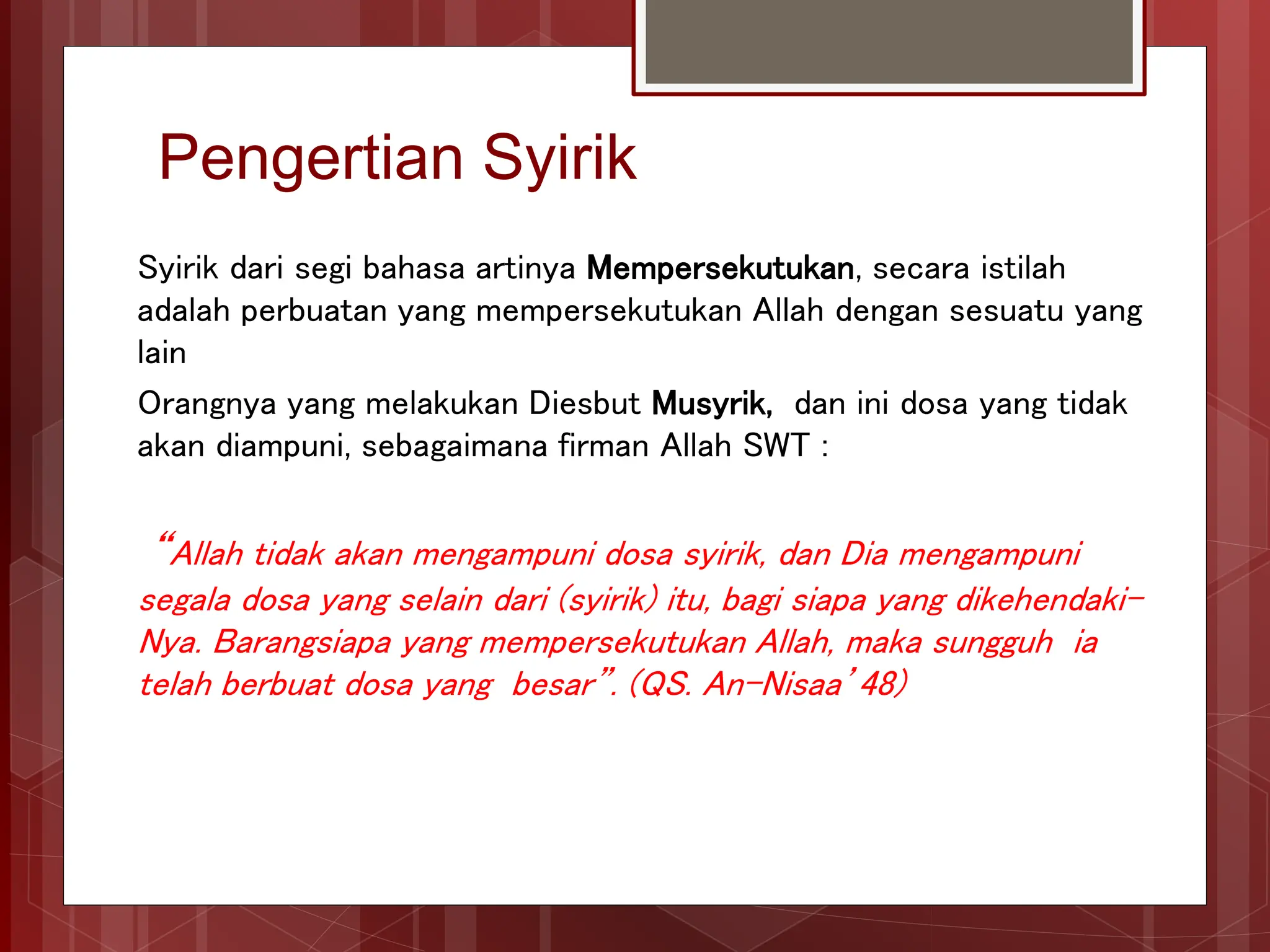 Apa Itu Syirik dan Bahayanya Bagi Manusia.pptx