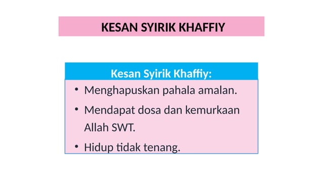 Tahun 5 : Syirik Merosakkan Akidah new.pptx