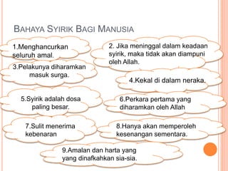 syirikmodernDALAM KEHIDUPAN MANUSIA ZAMAN SEKARANG | PDF