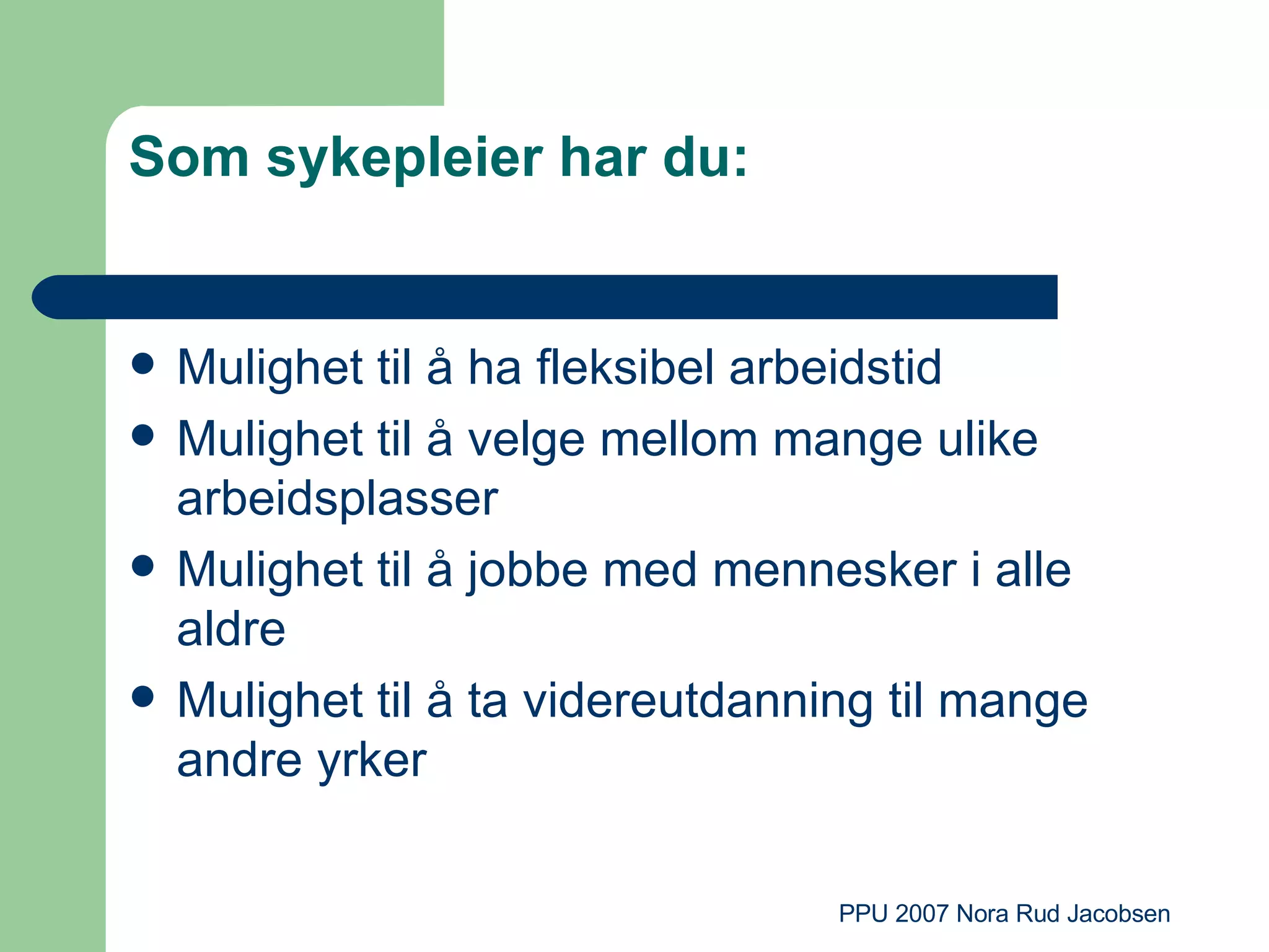 Sykepleier Ppt Presentasjon | PPT