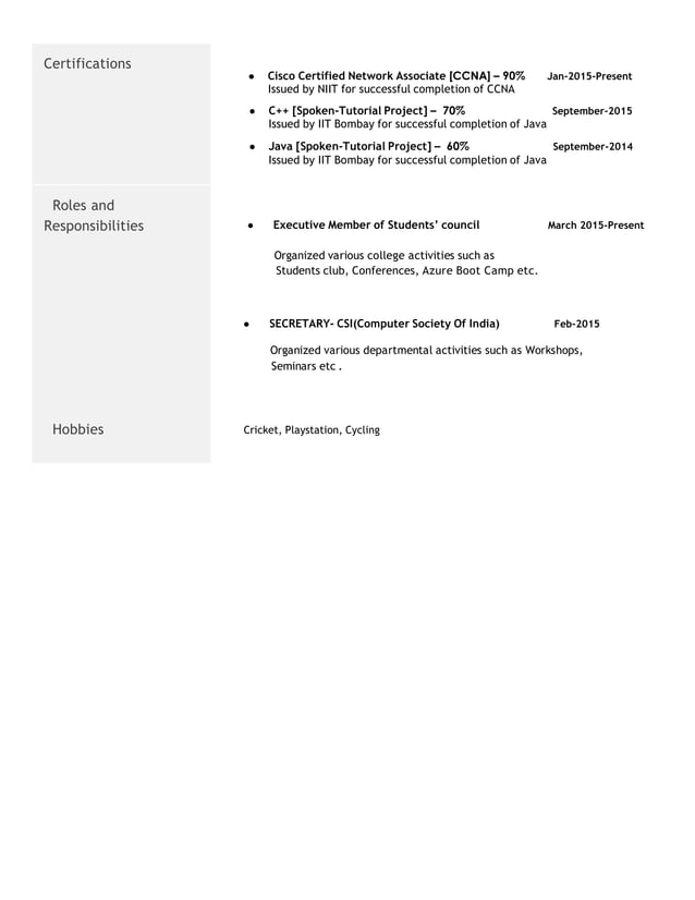 Sylesh resume | PDF | Computing | Technology & Computing