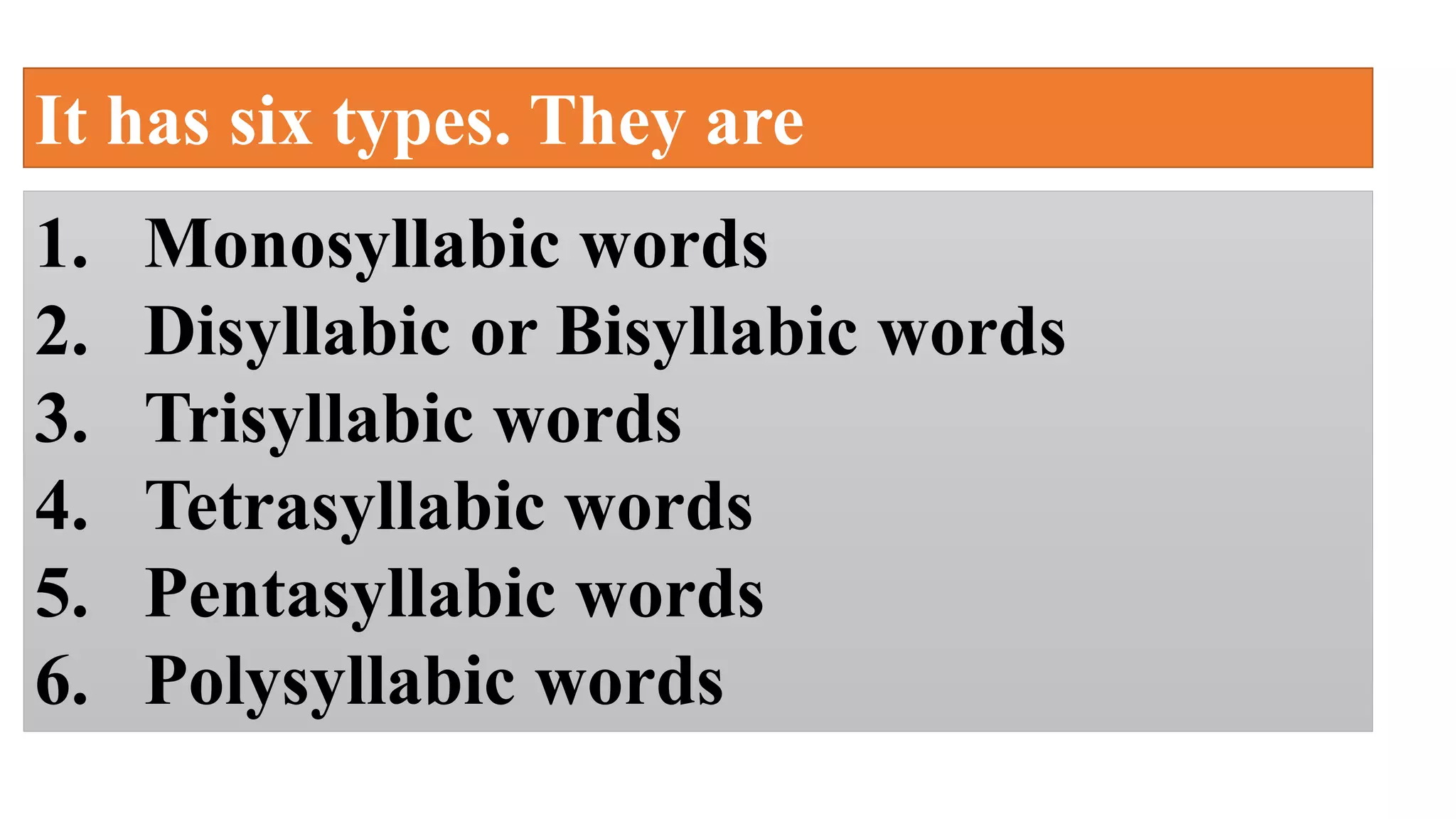 Syllabification | PPTX