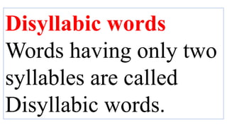 Syllabification | PPTX