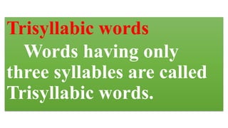 Syllabification | PPTX